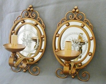 Wrought iron mirror | Etsy