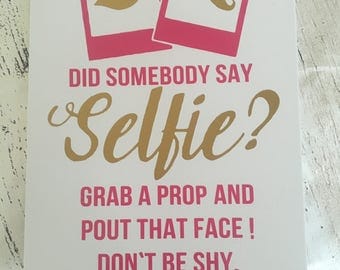 Selfie sign | Etsy
