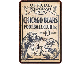 Chicago bears sign | Etsy
