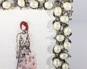 modern embroidery art for your home by KateHughesArt on Etsy