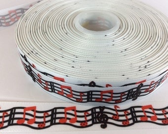 Music note ribbon | Etsy