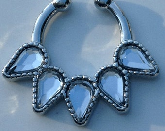 Fake septum ring | Etsy