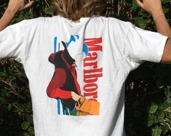 Unique marlboro t shirt related items | Etsy