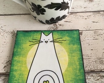 Decoupage cat | Etsy