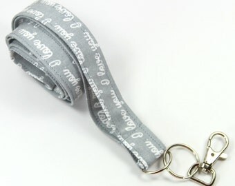 ARROW Fabric Lanyard Gray Arrow Lanyard Gray Badge Holder