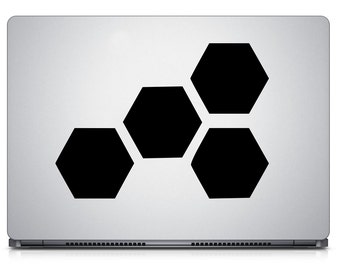 Hexagon wall decal | Etsy