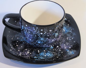 Cosmos tea cup | Etsy