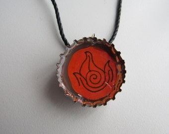 Fire nation necklace | Etsy