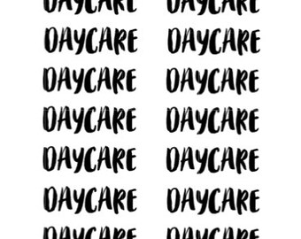 Daycare day care tag | Etsy