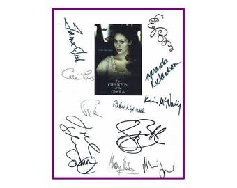 Phantom of the Opera Broadway Production Script Signed