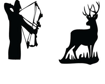 Bow hunting decal | Etsy