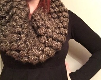 Puff stitch scarf | Etsy
