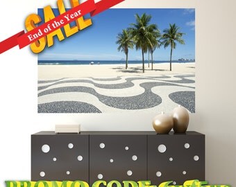 Tropical wall mural | Etsy