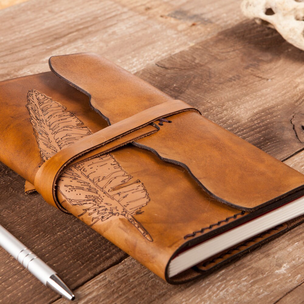 Refillable Leather Notebook Personalized Leather