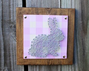 Bunny string art | Etsy