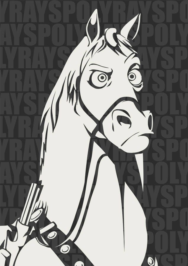 Tangled Horse Maximus SVG, Maximus PNG, EPS, Horse Stencil, Tangled ...
