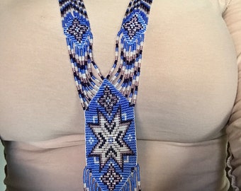 Loom beaded necklace | Etsy