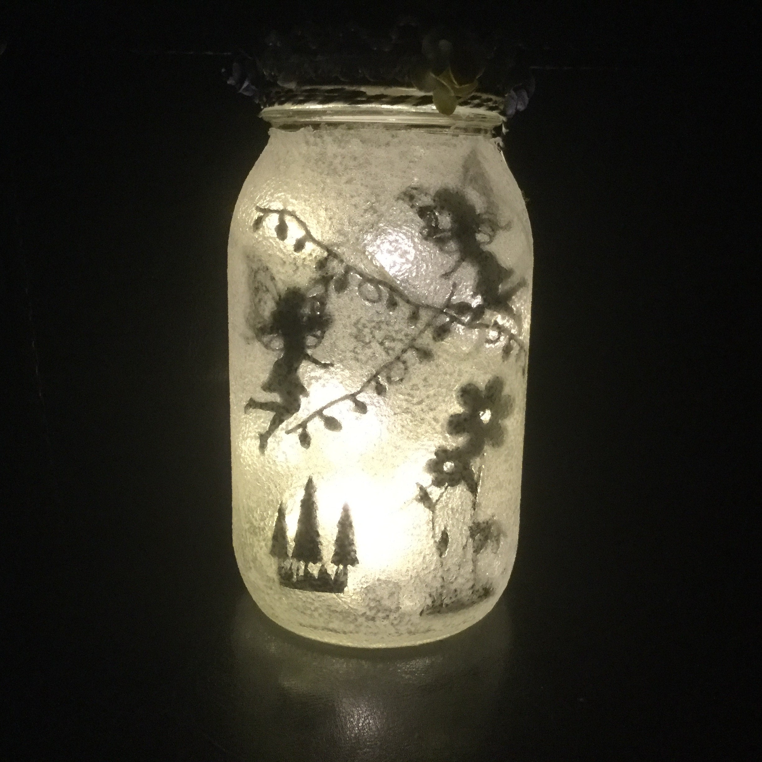 LED Fairy Jars by Catchafallingjar on Etsy