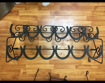 Horseshoe boot rack | Etsy