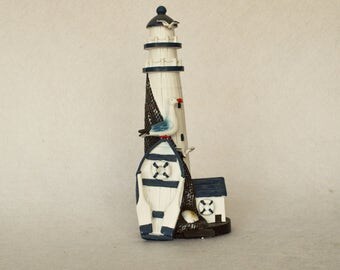 Lighthouse figurine | Etsy