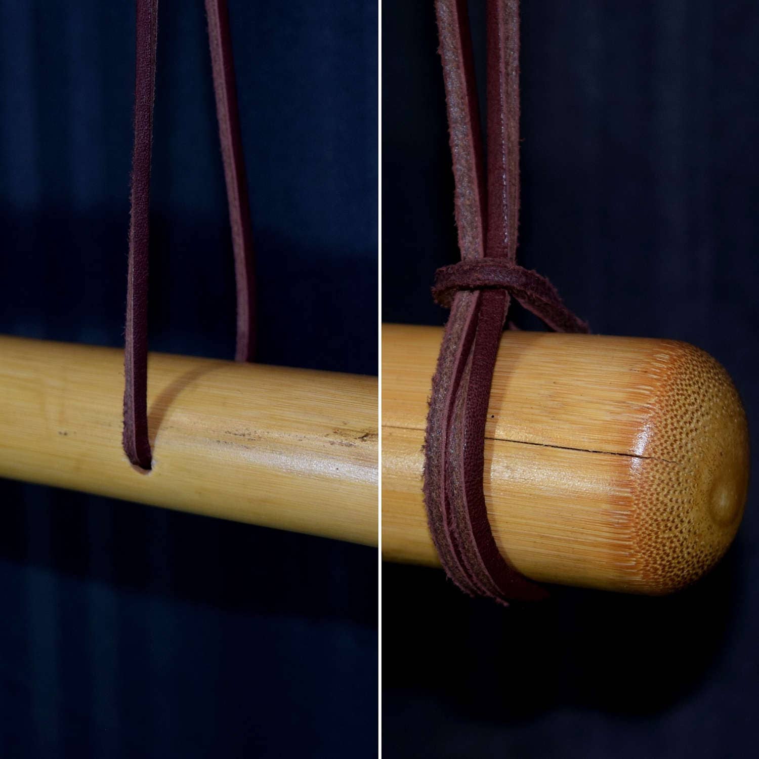 Natural Obi Bamboo Display Rod Hanger For Japanese Obi Sashes