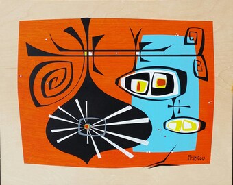 Art by George Perrou by TheAtomicNest on Etsy