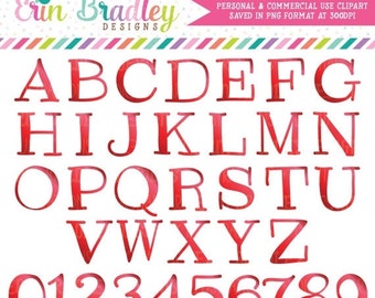 70% OFF SALE Clipart Alphabet Pink Instant by ErinBradleyDesigns