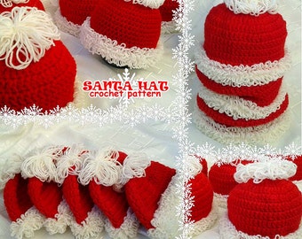 Santa claus pattern | Etsy