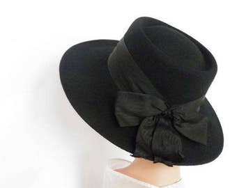 Black bolero hat | Etsy