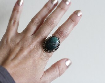 Large stone ring | Etsy