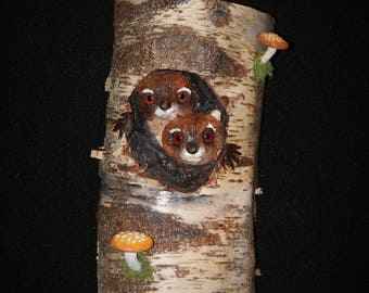 Squirrel Piñata Birthday Cards set of 3 5 x 7 cards