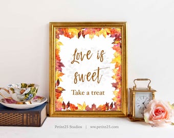 Fall in love sign | Etsy