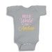 HELLO World I'm Personalized Baby Bodysuit