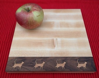 Cat cutting board | Etsy