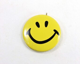 Happy face buttons | Etsy