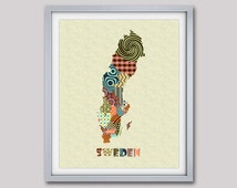 Unique sweden poster related items | Etsy