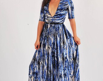 V neck dresses | Etsy