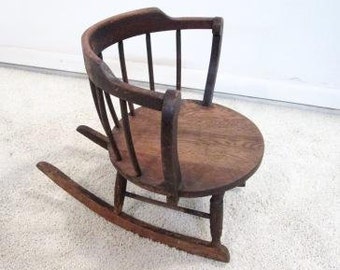 1800s rocking chair | Etsy