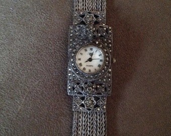 Marcasite watch | Etsy