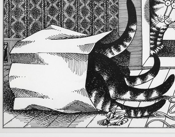 Kliban Cat Best Cat Lady Gifts 1979 CATS OUT of the