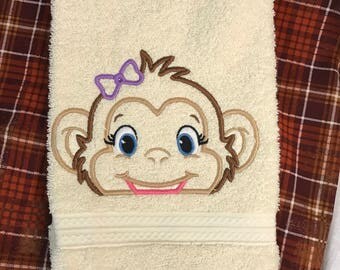Monkey towel | Etsy