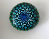 Mandala stone | Etsy