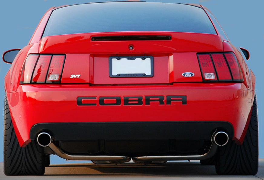 For Ford Mustang COBRA 2003 2004 Rear Bumper Valence Letter