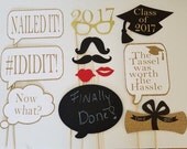 Graduation photo booth props | Etsy