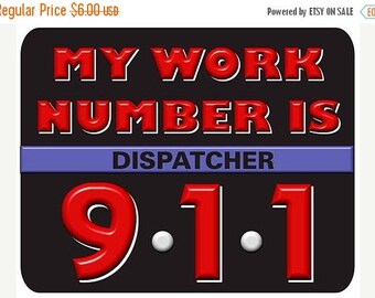 911 dispatcher decal | Etsy
