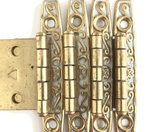 Ornate brass hinges | Etsy