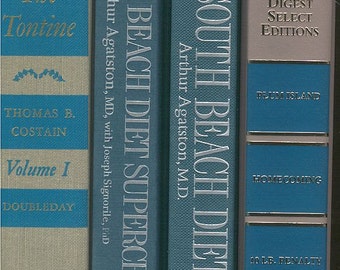 Turquoise book set | Etsy