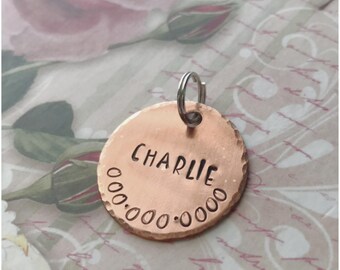 Dog collar tags | Etsy