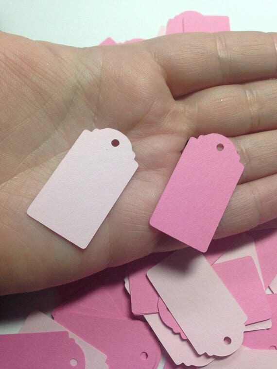 Mini Pink Hang Tags Boutique Price Tags Favor Tags Paper mini-pink-hang-tags-boutique-price-tags-favor-tags-paper