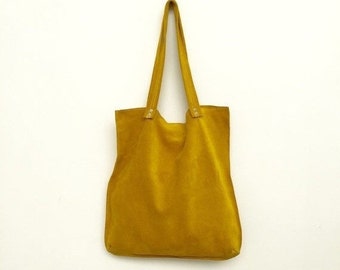 Black suede leather tote bagLarge black bagblack by BagsByPancha